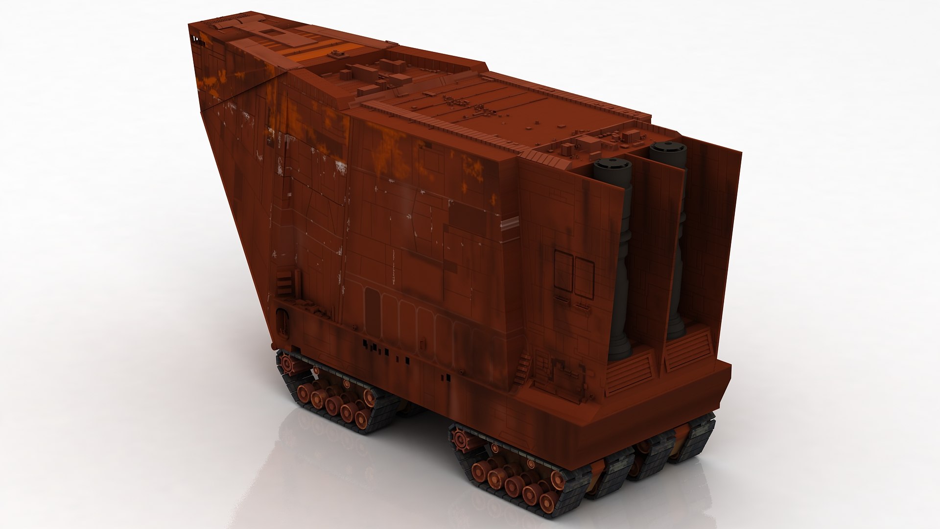 Sand crawler spacecraft spaceship 3D model - TurboSquid 1622880