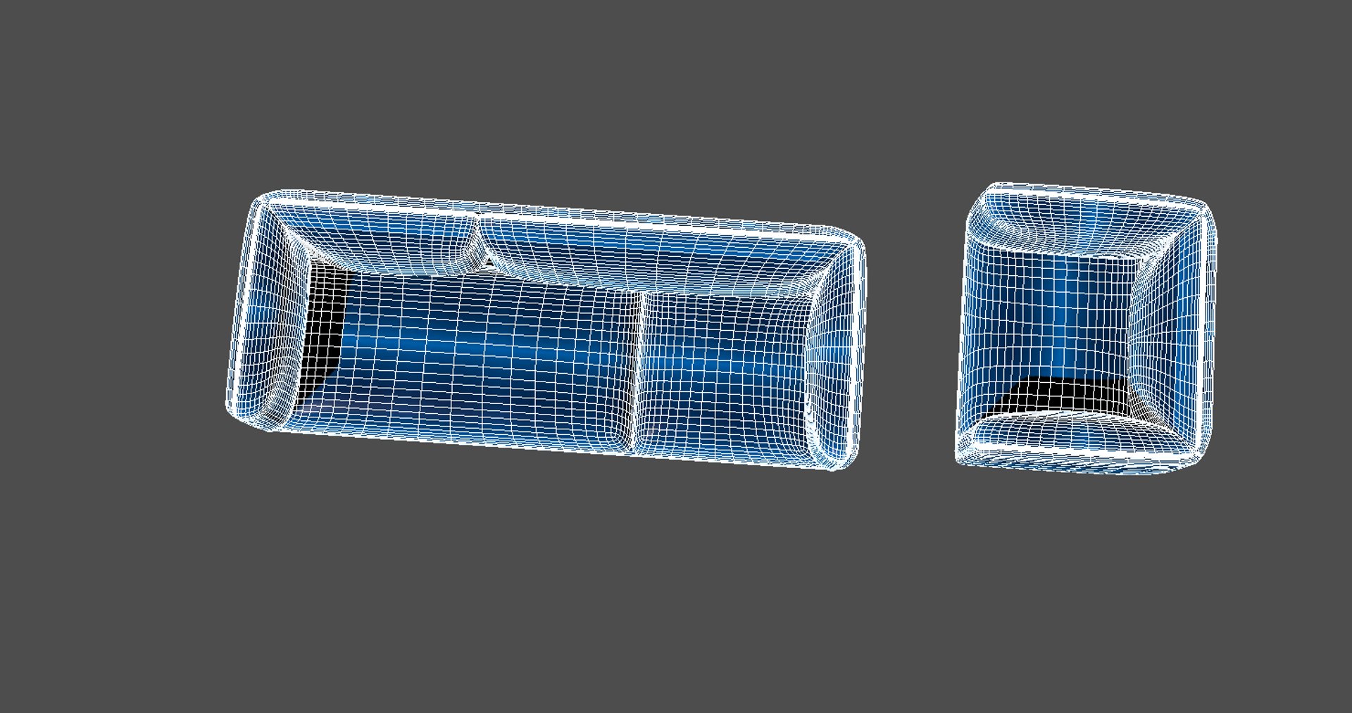 3D Block Sofa Armchair Mut - TurboSquid 1555354