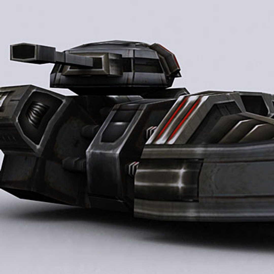 sci-fi tank 3d model