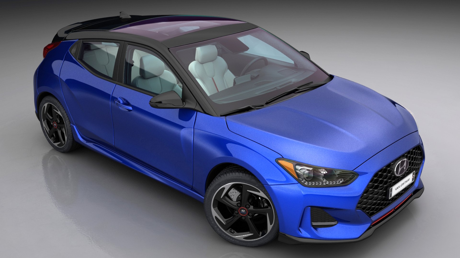 Hyundai Veloster Turbo 2019 3D Model - TurboSquid 1344395