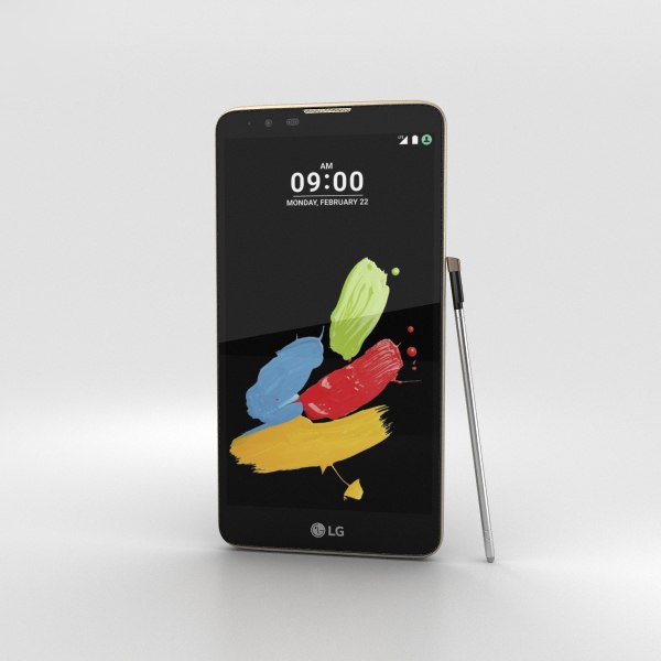 modelo 3d LG Stylus 2 Marrón - TurboSquid 1295232