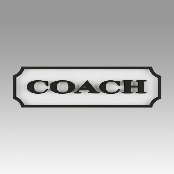 Coach Emblem logo3D模型 - TurboSquid 1961512