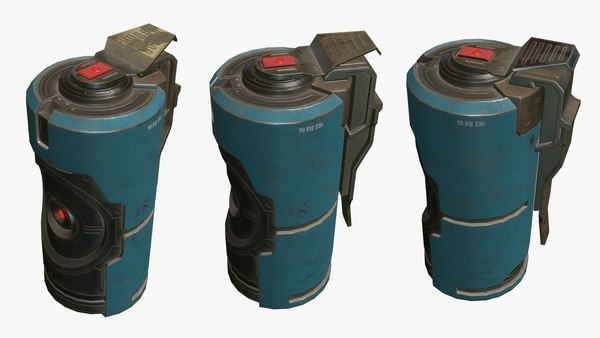 3D Sci-Fi-Grenade Models | TurboSquid
