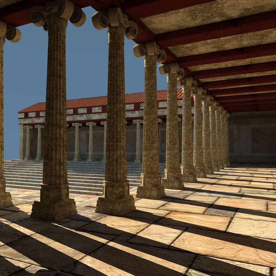 Ancient Greek Palace Max