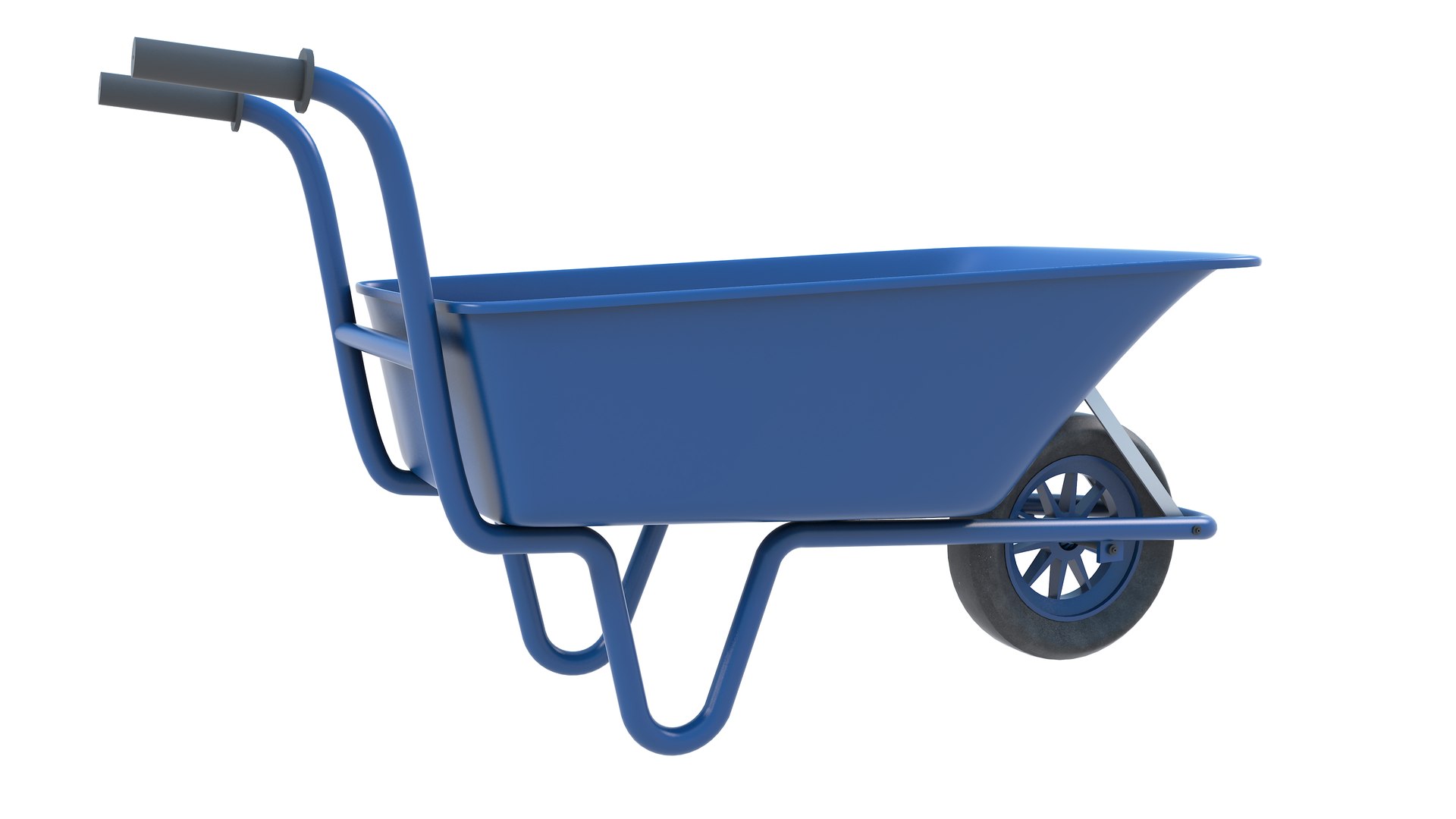 Wheelbarrow - Blue Model - TurboSquid 1924823