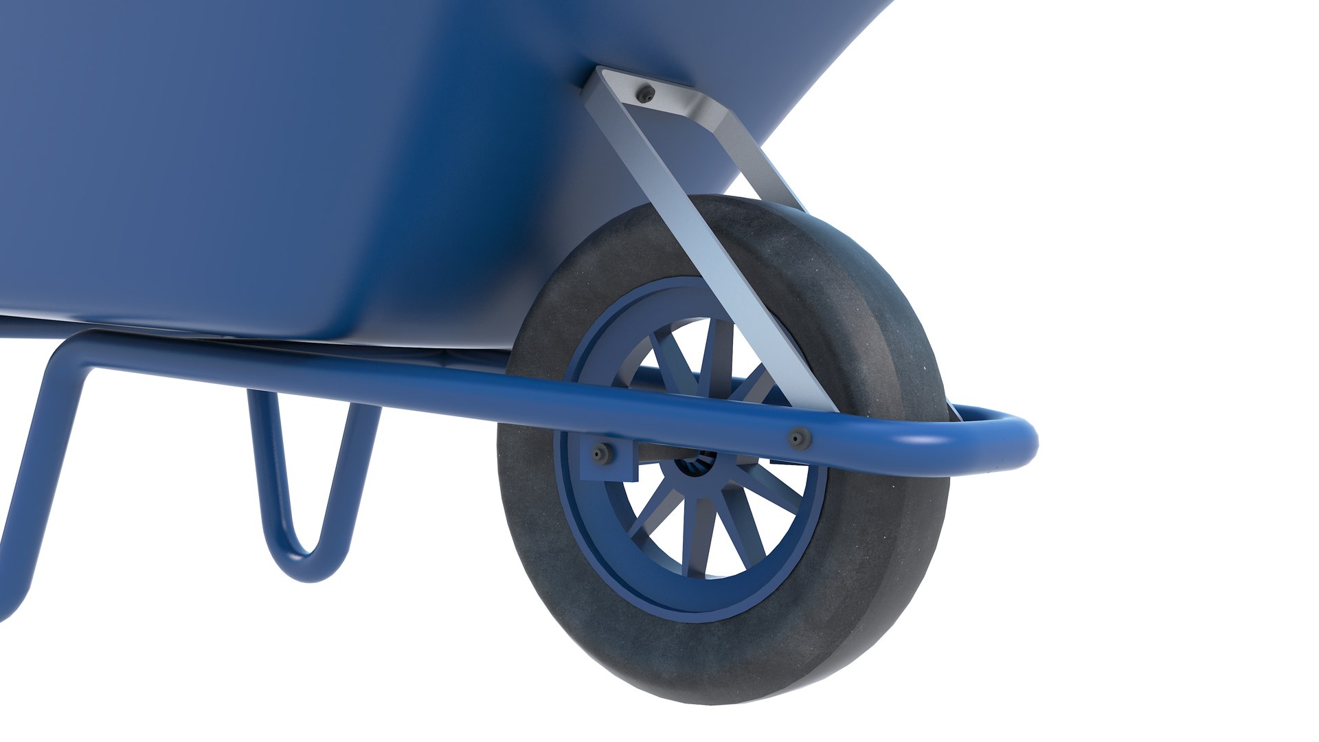 Wheelbarrow - Blue Model - TurboSquid 1924823