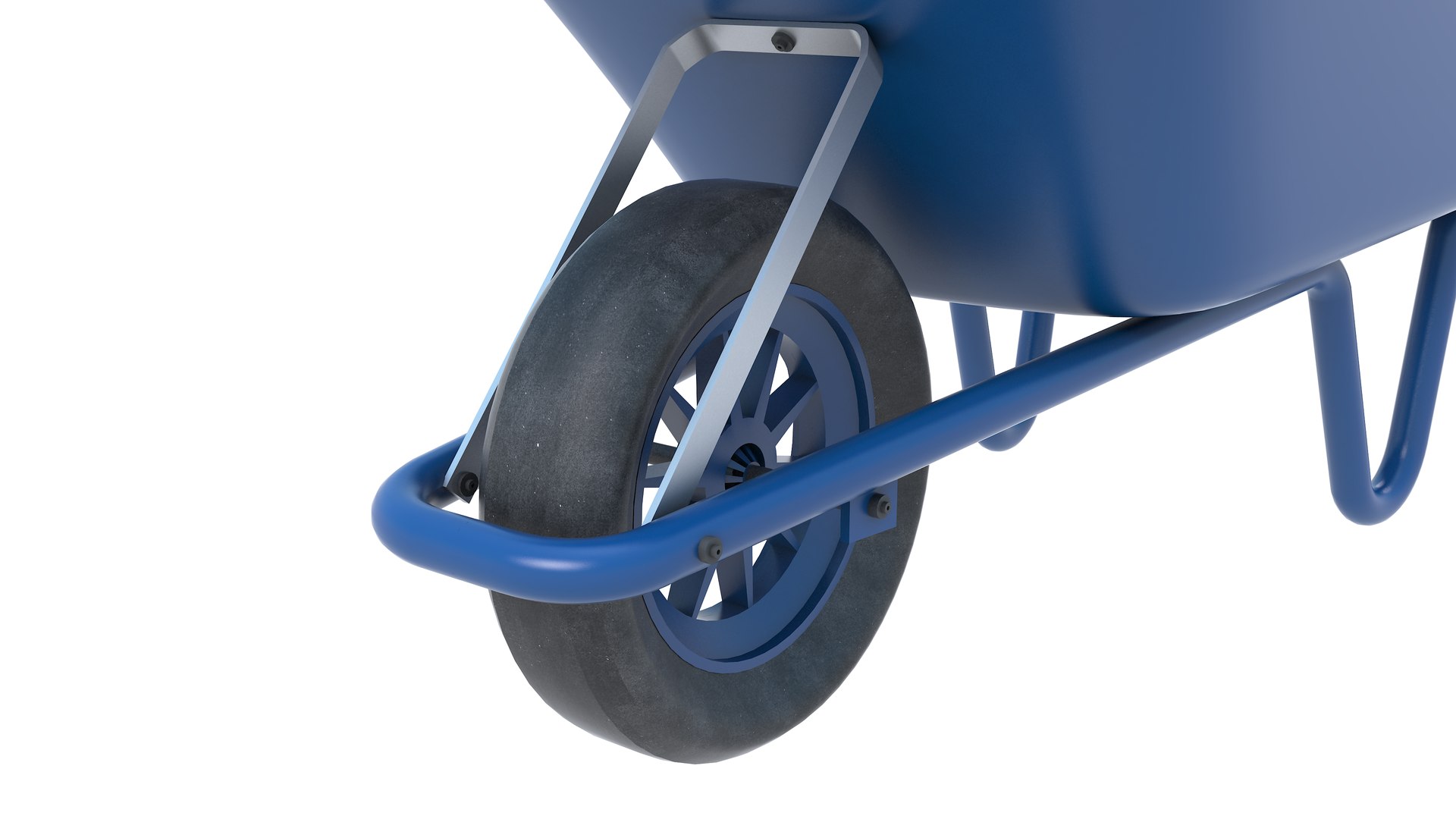 Wheelbarrow - Blue Model - TurboSquid 1924823