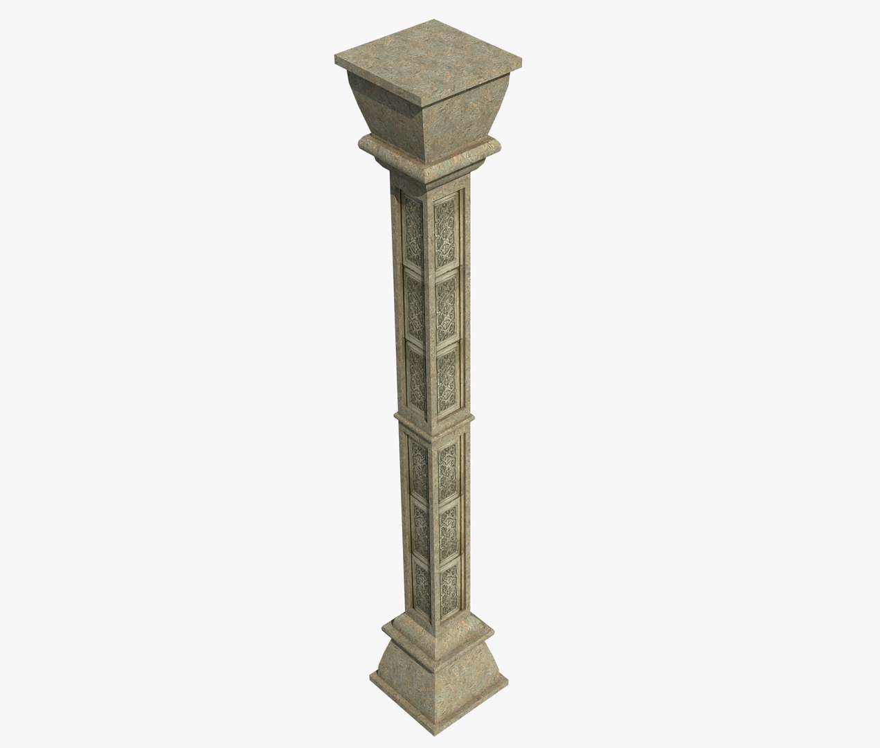 3D Fantasy Ancient Column - TurboSquid 1888859