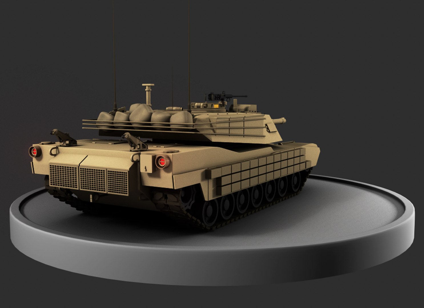 3d M1a1 Abrams Tank