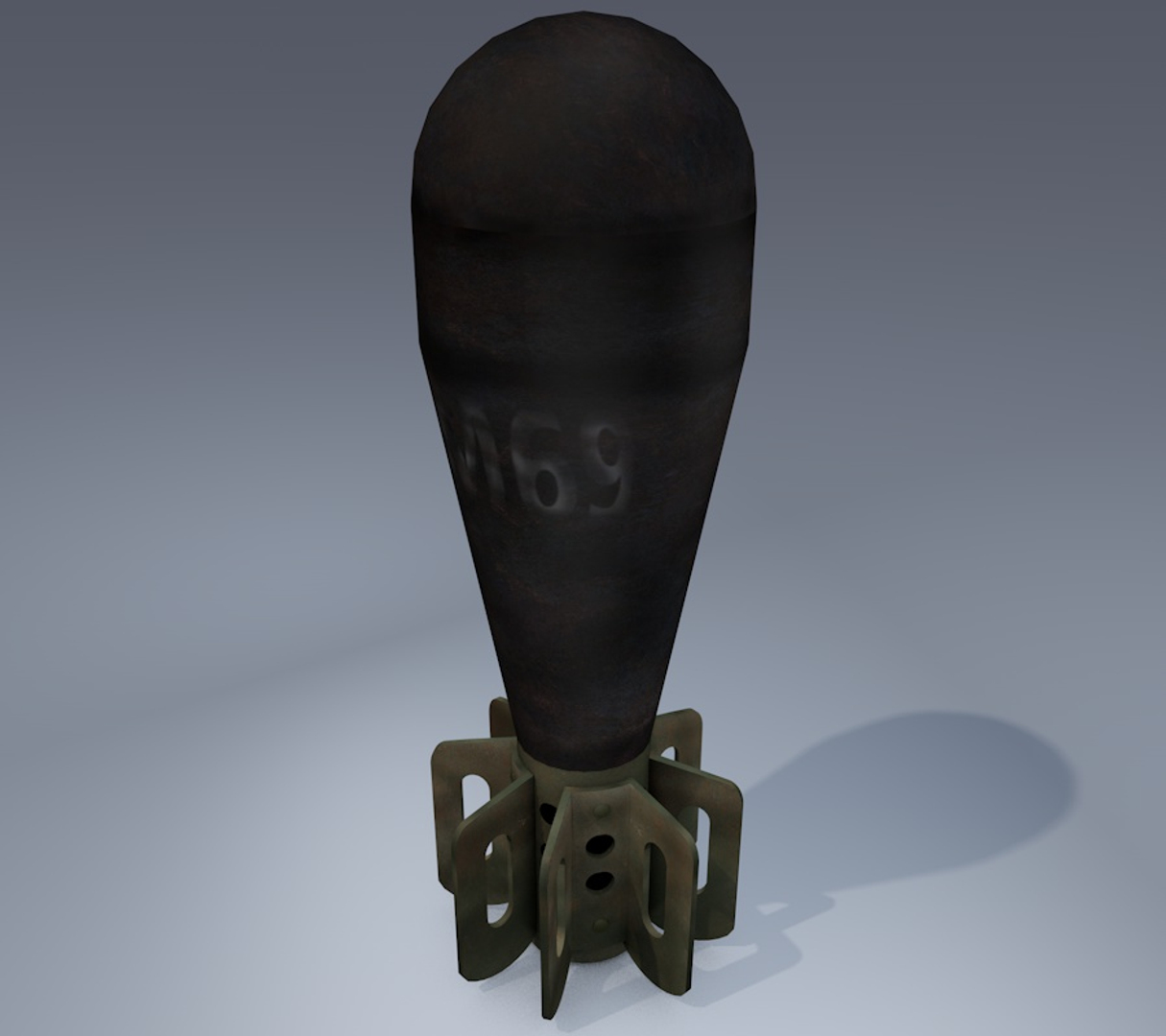 M69 Mortar 3d 3ds