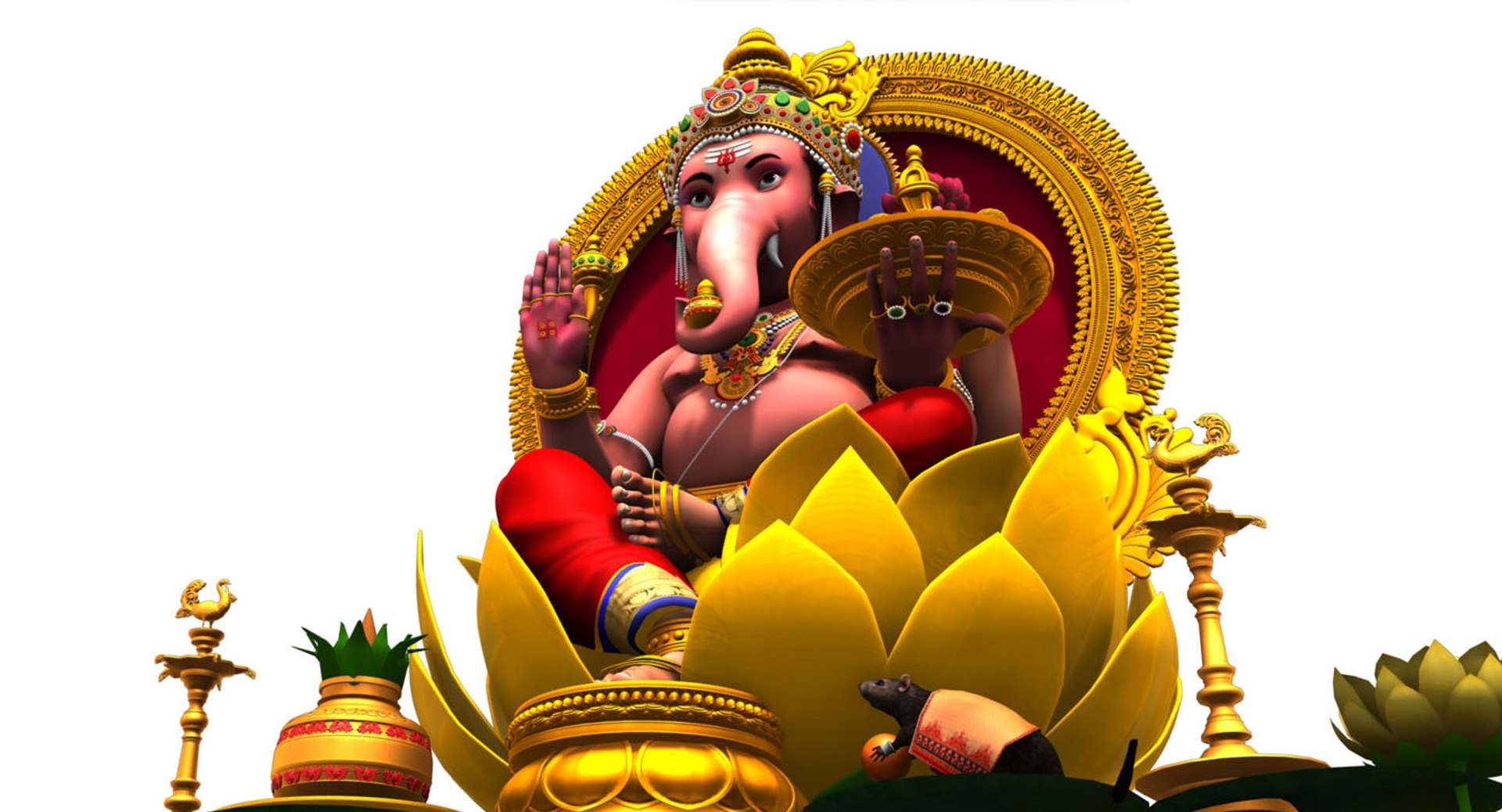 Ganesha Vinayaka Ganapati 3D Model - TurboSquid 1558777