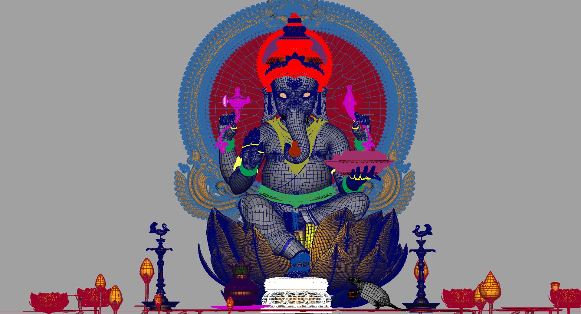 Ganesha Vinayaka Ganapati 3D Model - TurboSquid 1558777
