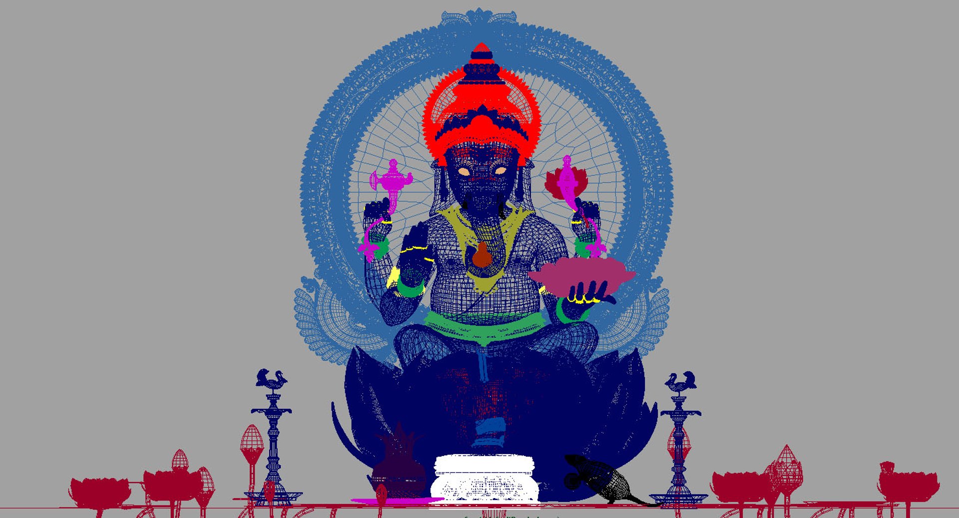 Ganesha Vinayaka Ganapati 3D Model - TurboSquid 1558777