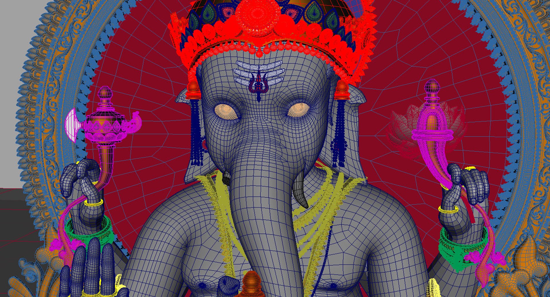 Ganesha Vinayaka Ganapati 3D Model - TurboSquid 1558777