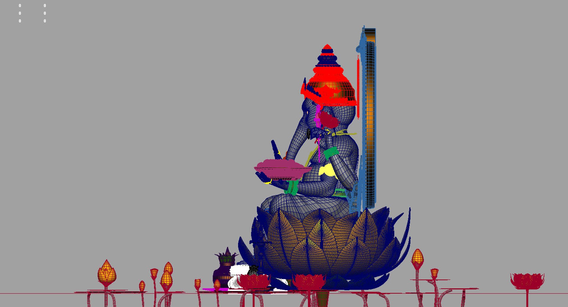 Ganesha Vinayaka Ganapati 3D Model - TurboSquid 1558777