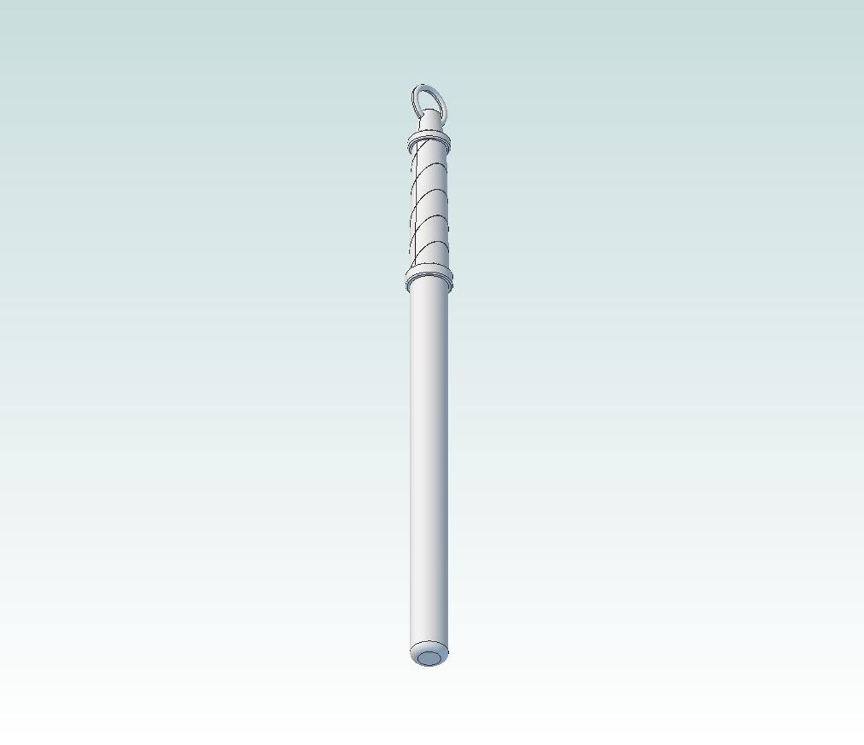 3d Cypress Stick Cad Model