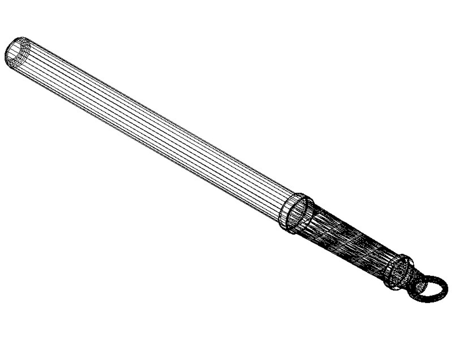 3d Cypress Stick Cad Model