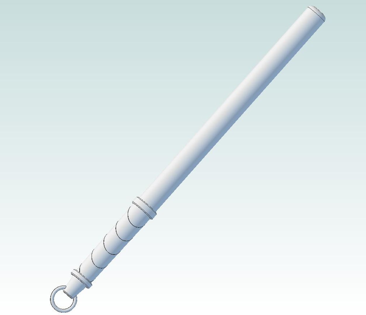 3d Cypress Stick Cad Model