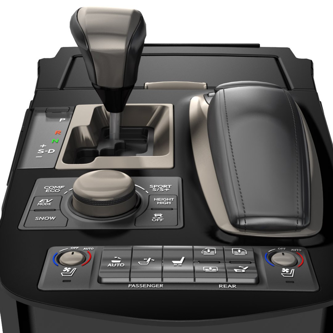 Gear Gearshift Shift 3d Model