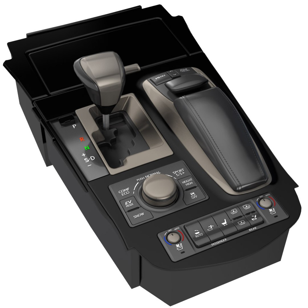 Gear Gearshift Shift 3d Model