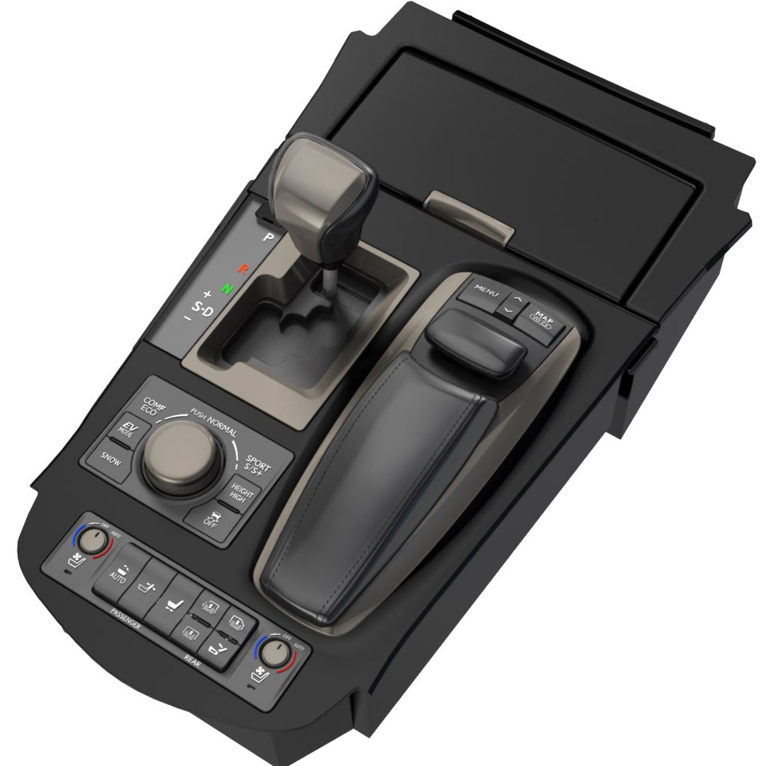 Gear Gearshift Shift 3d Model