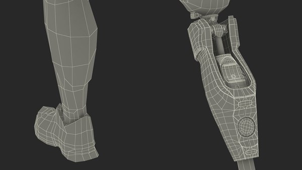 modelo 3d Atleta con prótesis de pierna corriendo Pose - TurboSquid 2161826