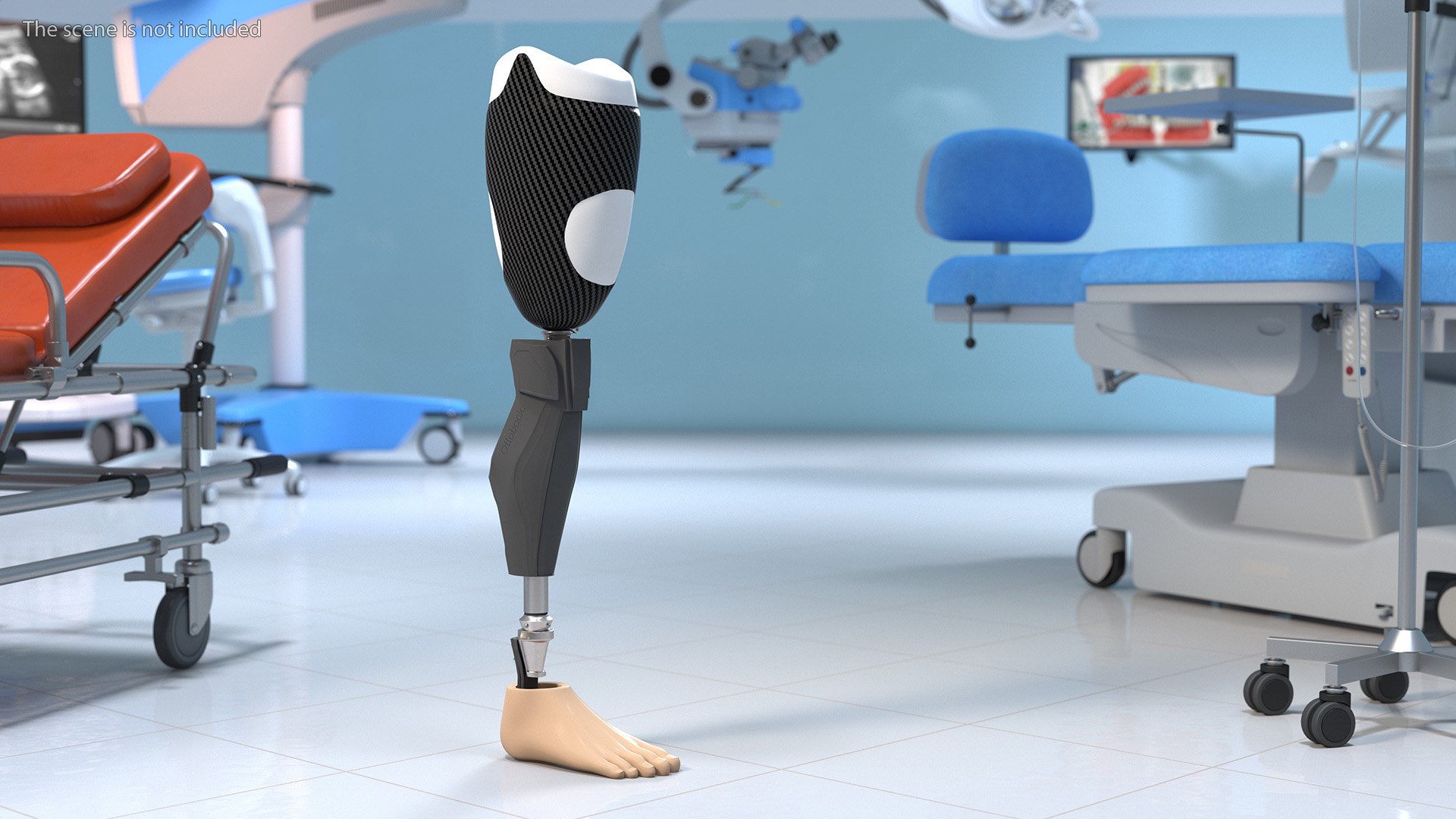 Athlete Wearing Prosthetic Leg Running Pose 3D model - TurboSquid 2161826