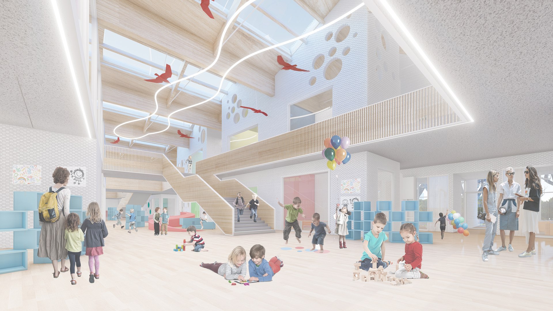 Kindergarten Nursery Primary School Model - TurboSquid 1938639