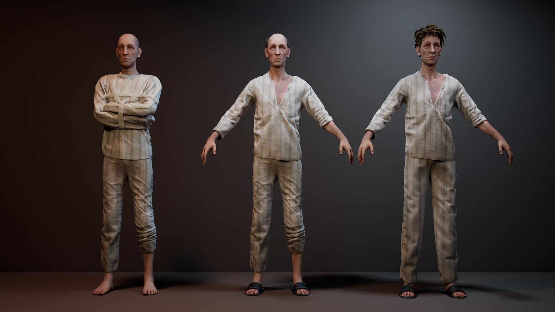 3D Model Sick Person - TurboSquid 2424333