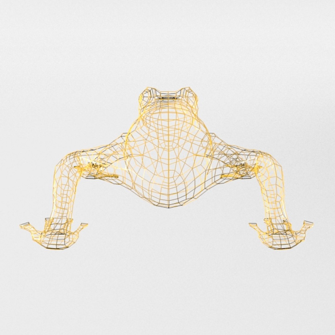 Golden Frog 3D - TurboSquid 1400315
