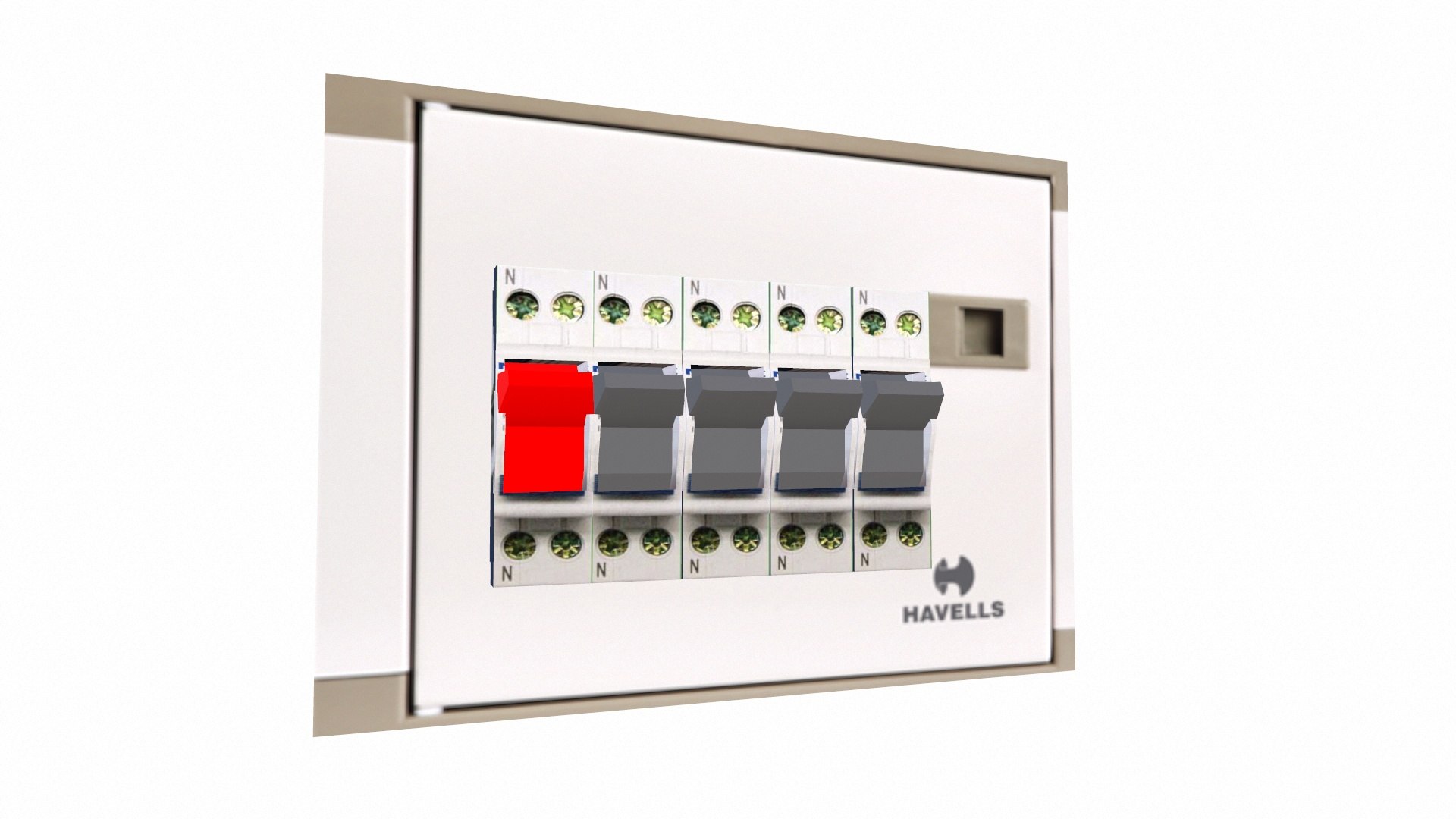 MCB Panel 3D Model - TurboSquid 2355283