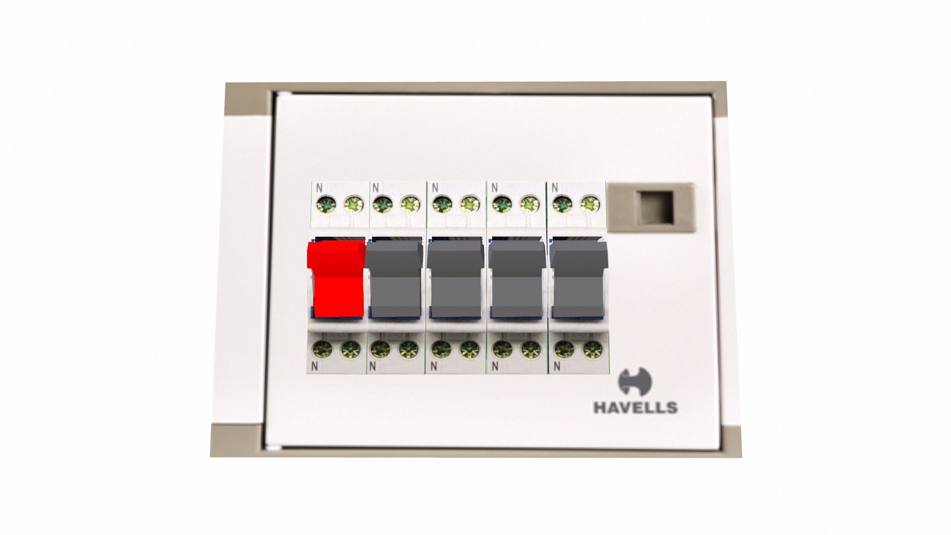 MCB Panel 3D Model - TurboSquid 2355283