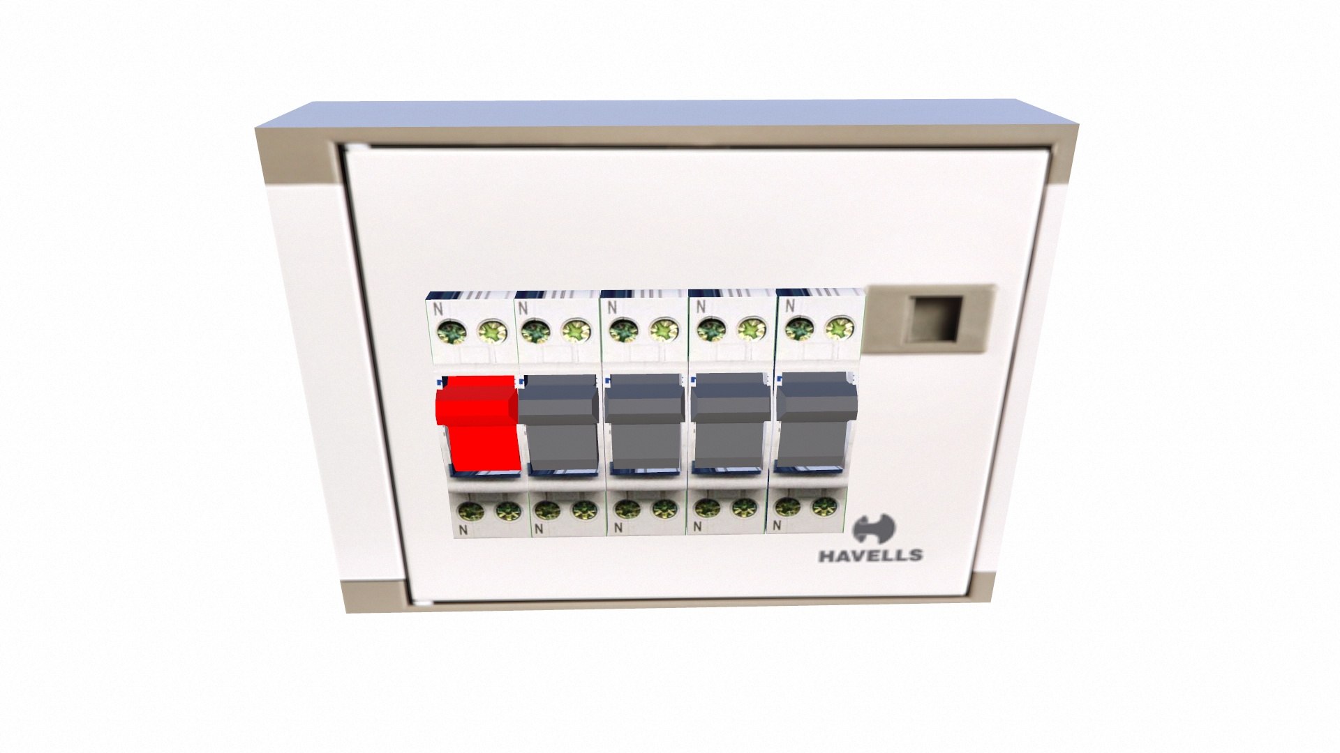 MCB Panel 3D Model - TurboSquid 2355283