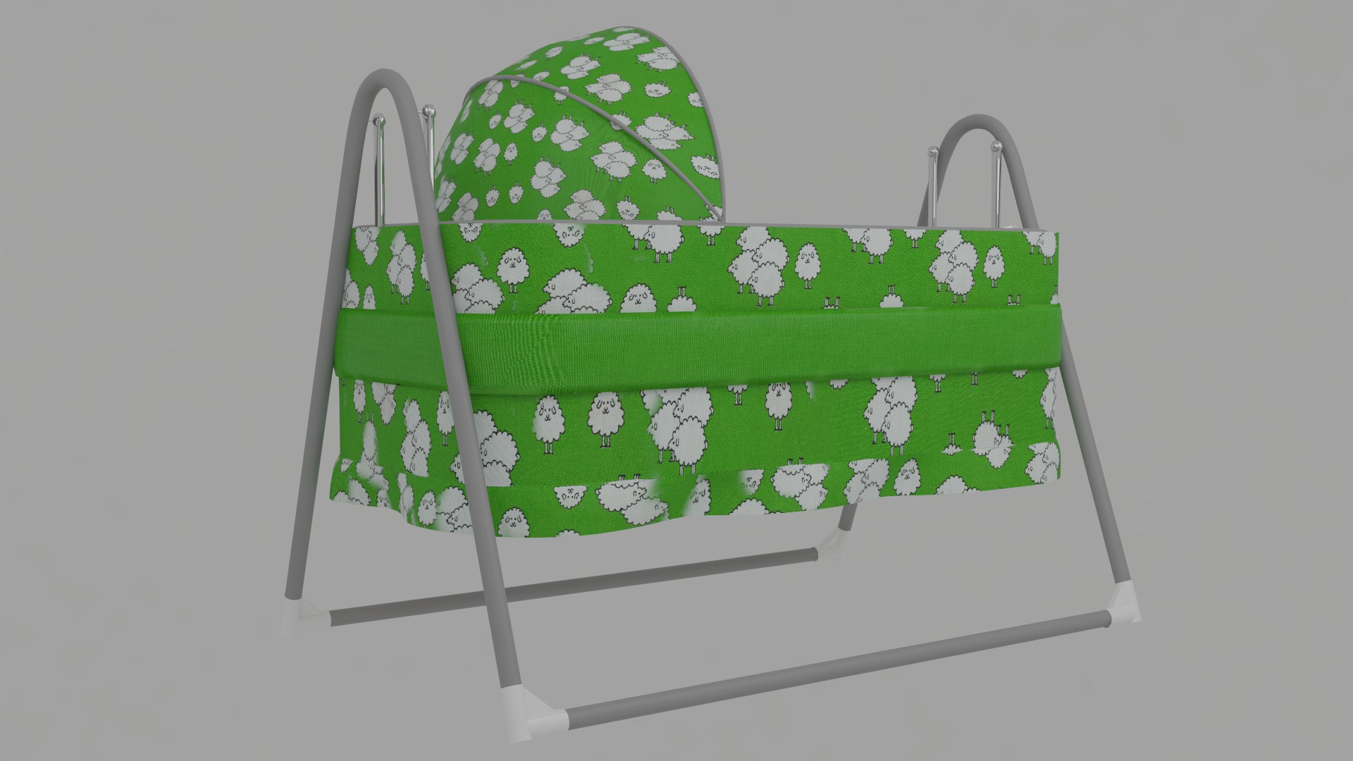 Cradle Baby 3D Model - TurboSquid 1527064