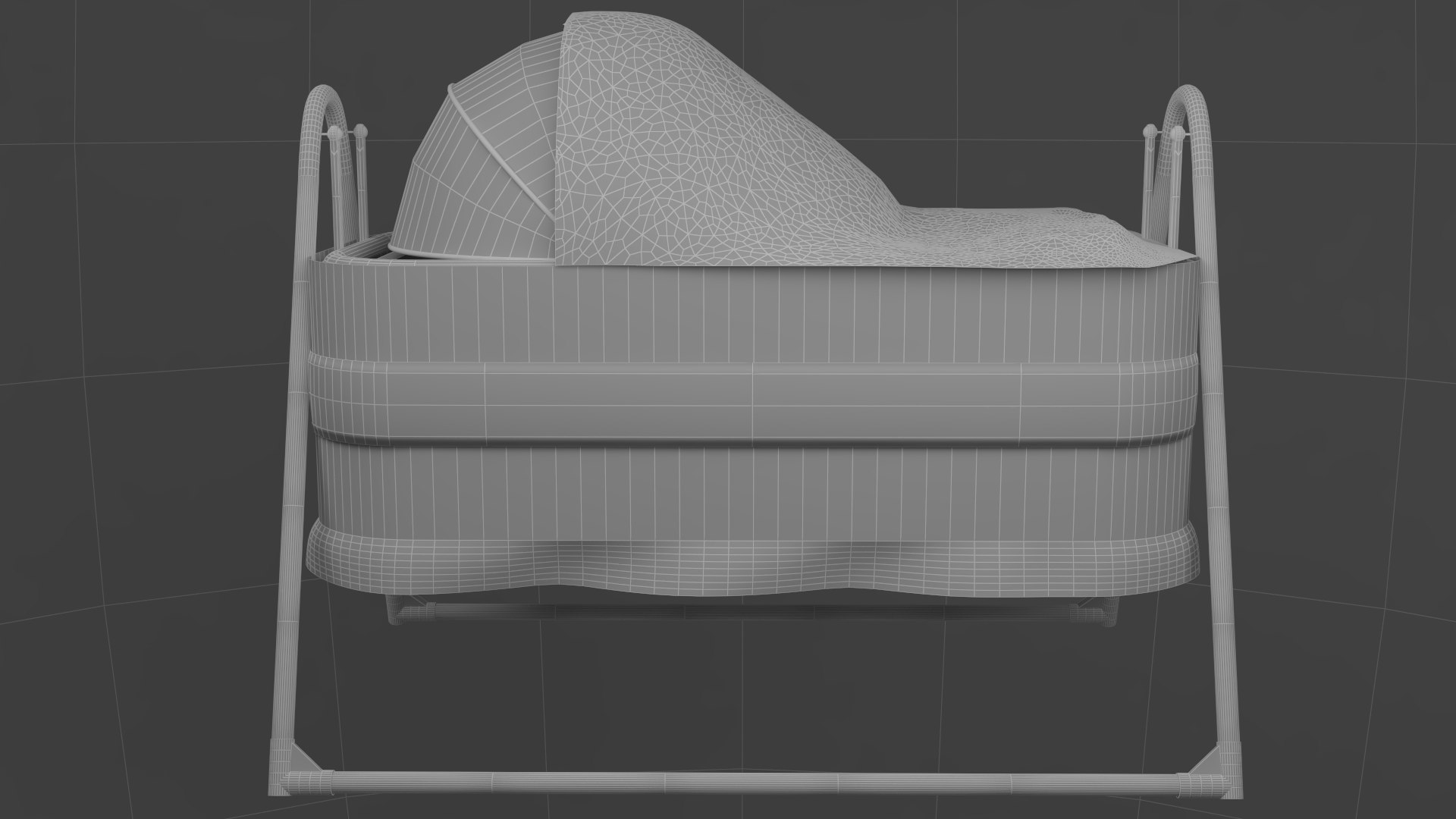 Cradle Baby 3D Model - TurboSquid 1527064