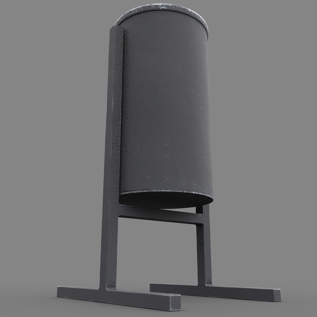 Street Bin 3D Model - TurboSquid 1687187
