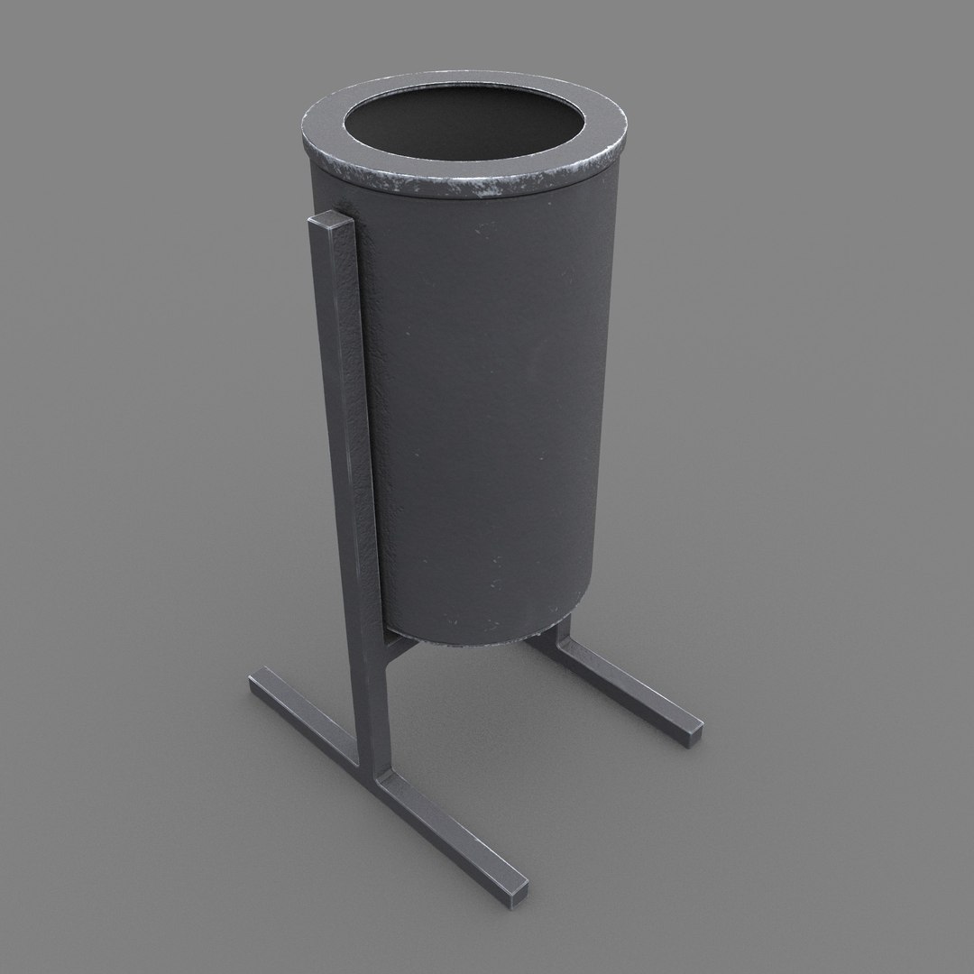 Street Bin 3D Model - TurboSquid 1687187