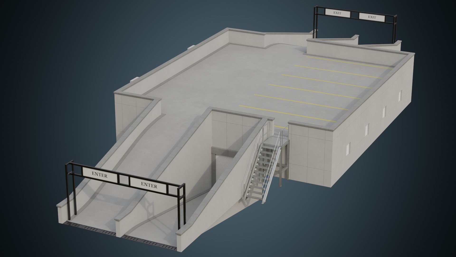 3D Entrance 2a - TurboSquid 1710894