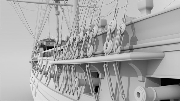 British frigate war ship 3D model - TurboSquid 1699421