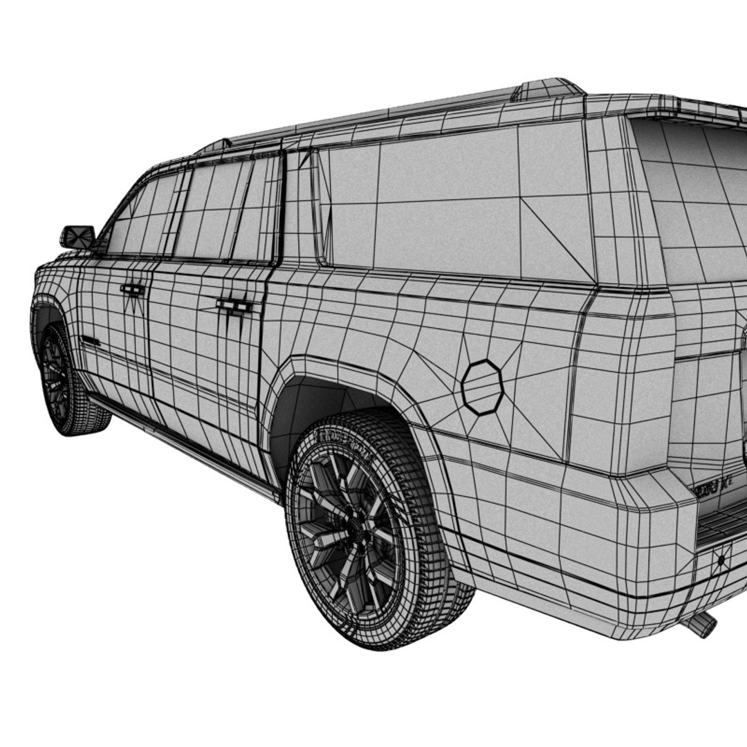 3d model 2015 gmc yukon