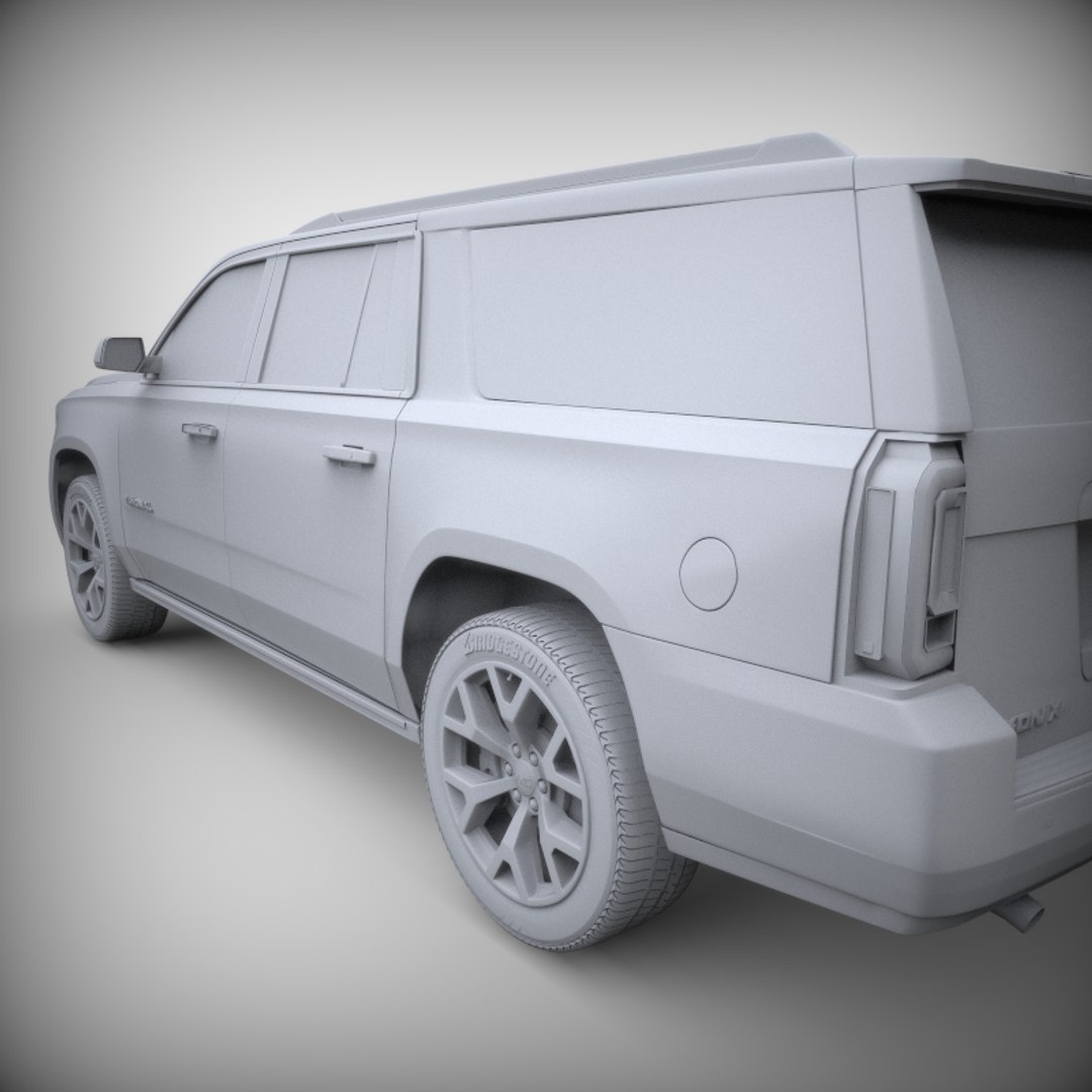 3d Model 2015 Gmc Yukon
