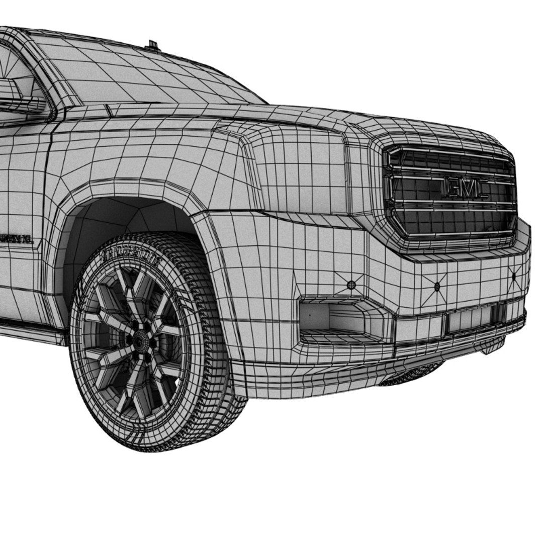 3d model 2015 gmc yukon
