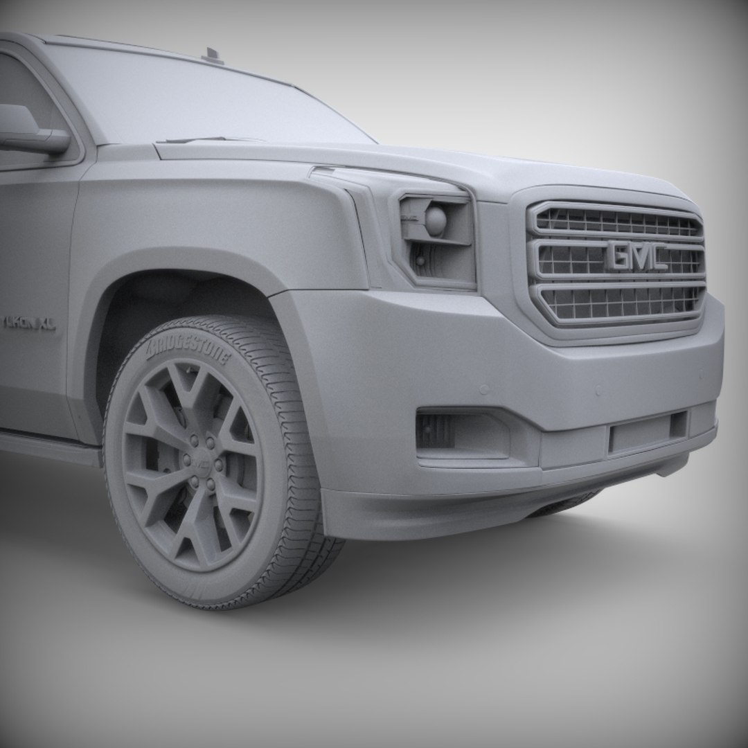 3d Model 2015 Gmc Yukon