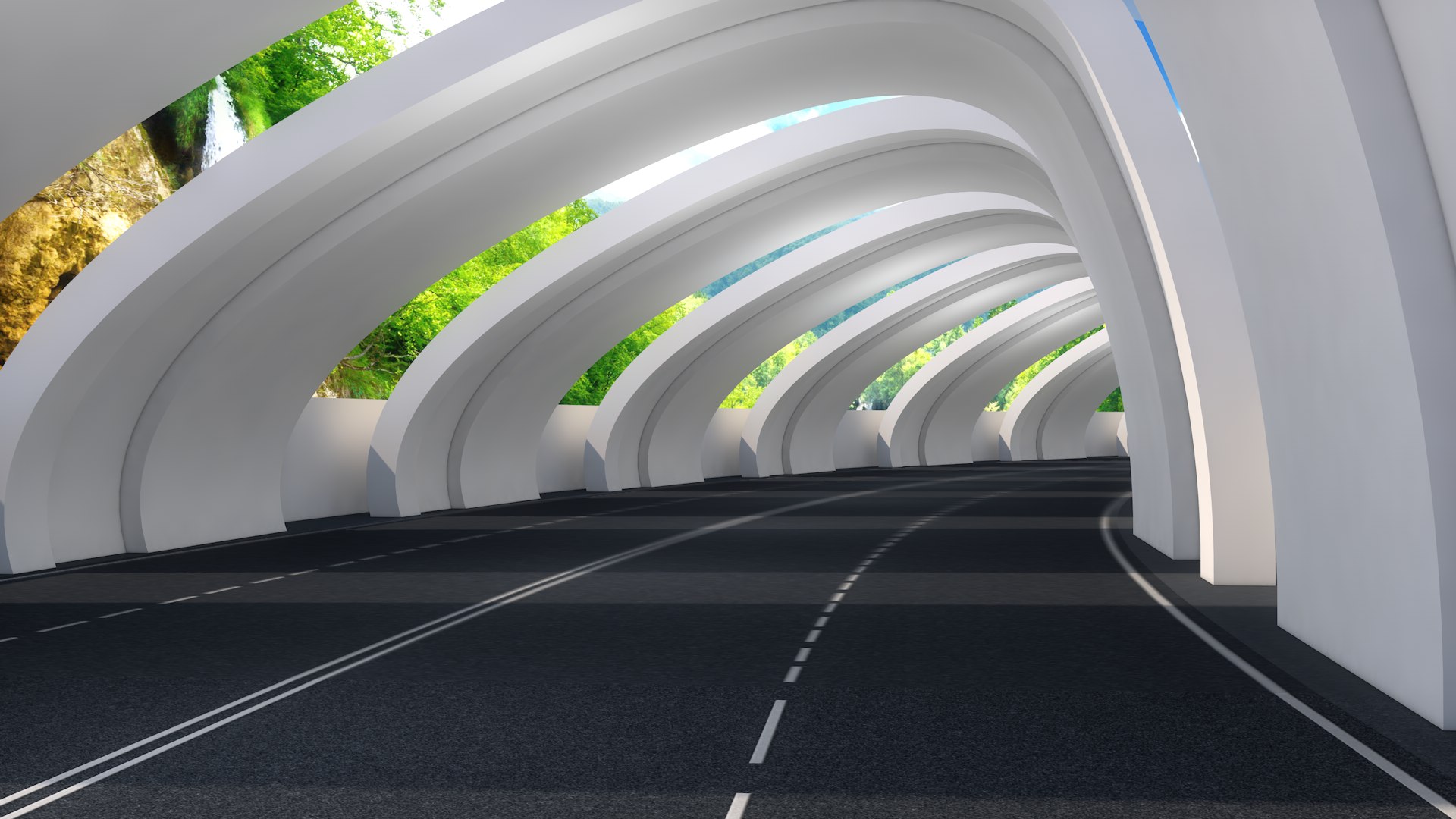 Road Highway Model - TurboSquid 1774843