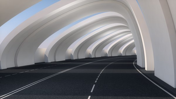Road Highway model - TurboSquid 1774843