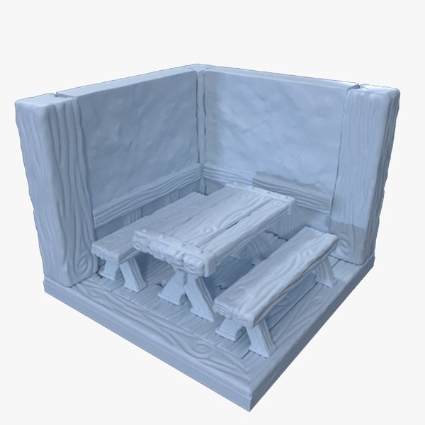 3D Tavern Furniture DnD Set 3D print model - TurboSquid 2045541