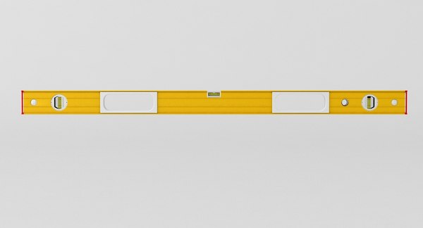 spirit level 3d model