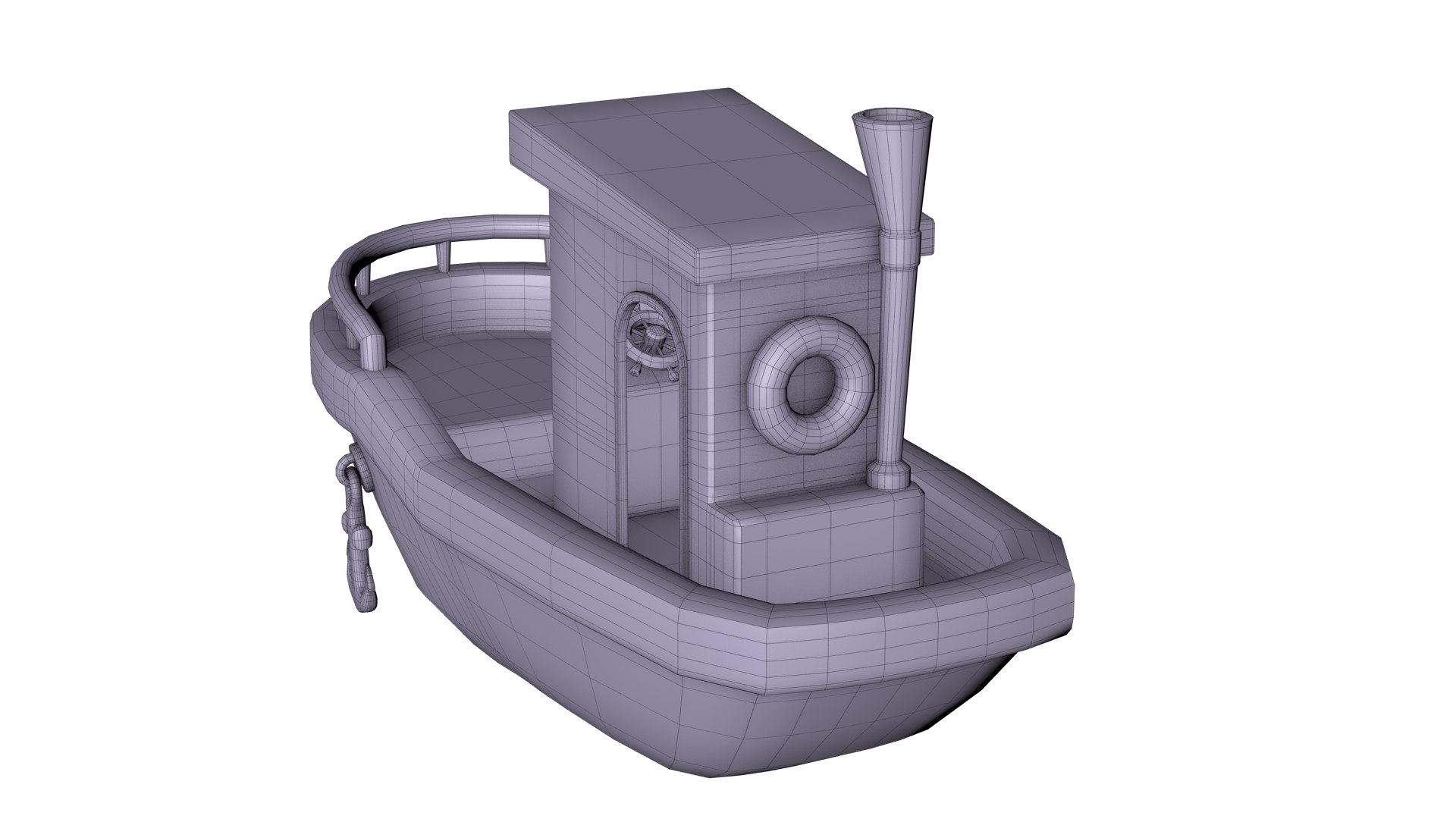 3D Cartoon Boat - TurboSquid 2115030