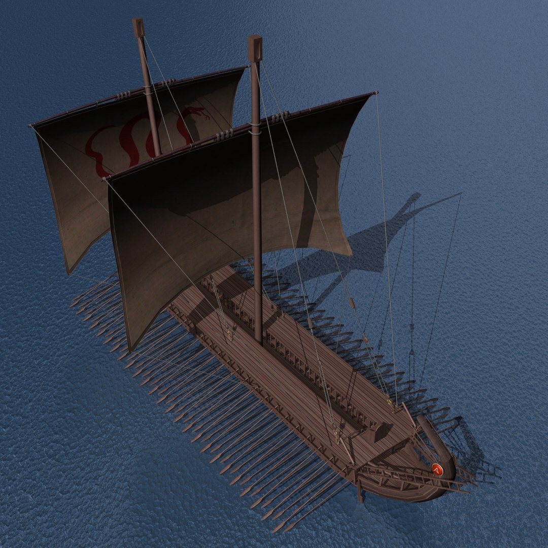 3ds max greek trireme