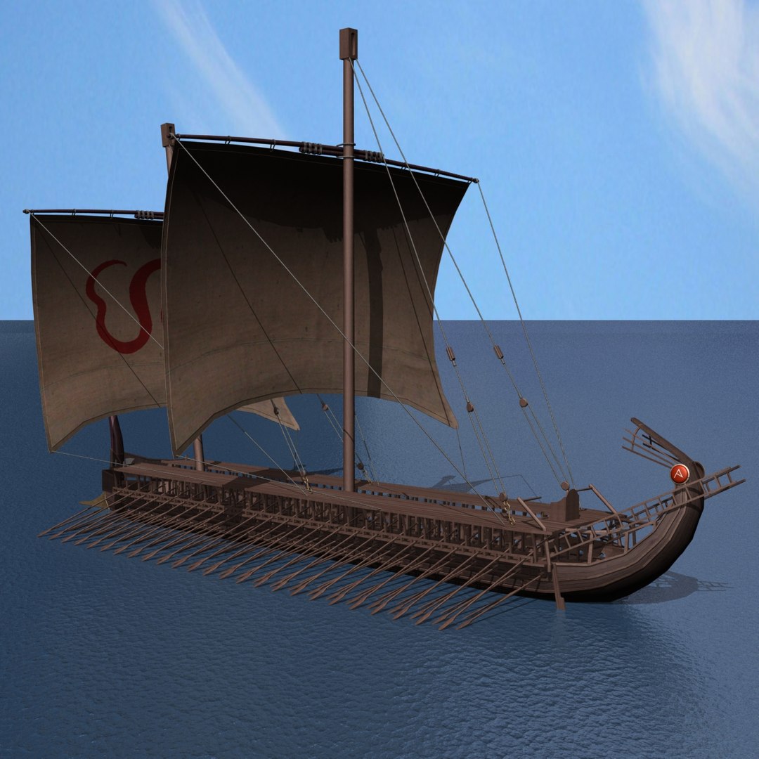 3ds max greek trireme